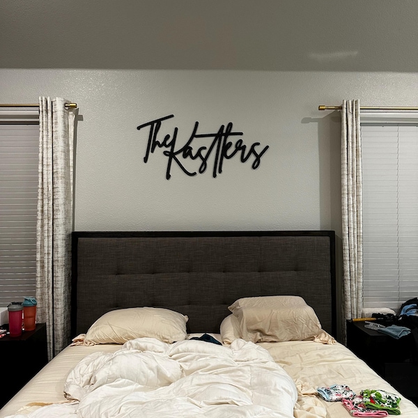 Custom Last Name Sign, Family Name Sign, Personalized Name Sign ...