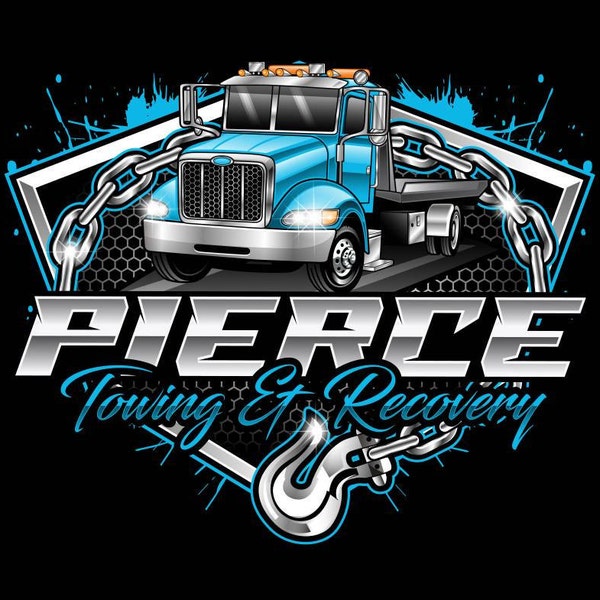 Dump Trailer Logo Design, Dump Trailer Rental Logo, Dumpster Logo, Dump ...