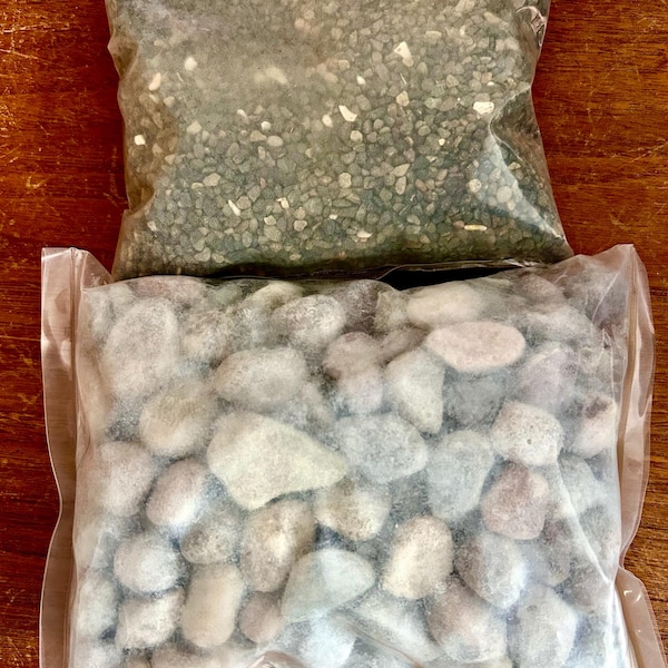 Mexican Beach Pebbles Mix. River Rock Aquarium Substrate Great for Fish ...