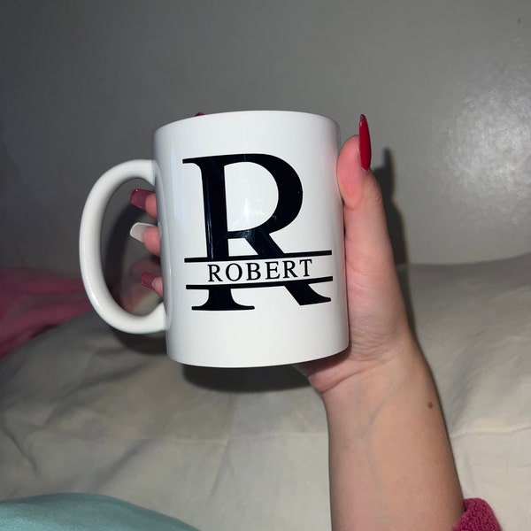 Personalized Gifts for Men, Coffee Mug for Dad, Monogram Coffee Cup ...
