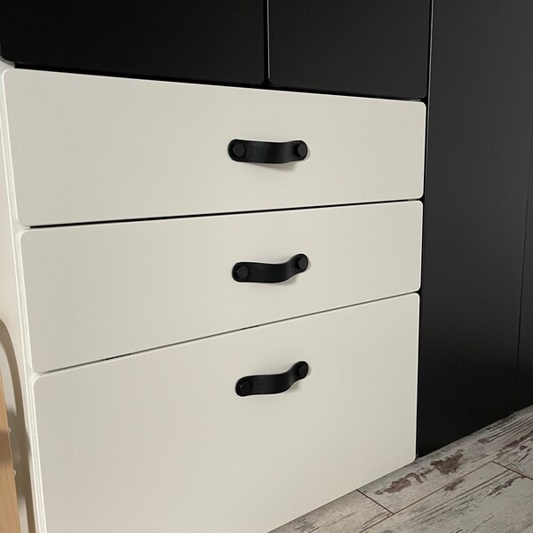 Modern Leather Handle Series “elder” Furniture Handles Made to Measure ...
