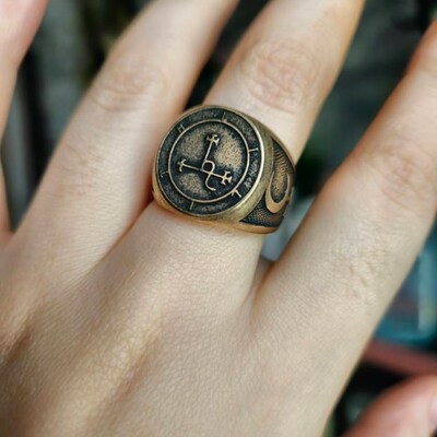 Lilith Sigil Ring Occult Gothic Witchcraft Jewelry Witch Rings - Etsy