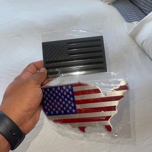 USA Black Metal Flag Emblem for Cars, Trucks 5x 3 1pcs - Etsy