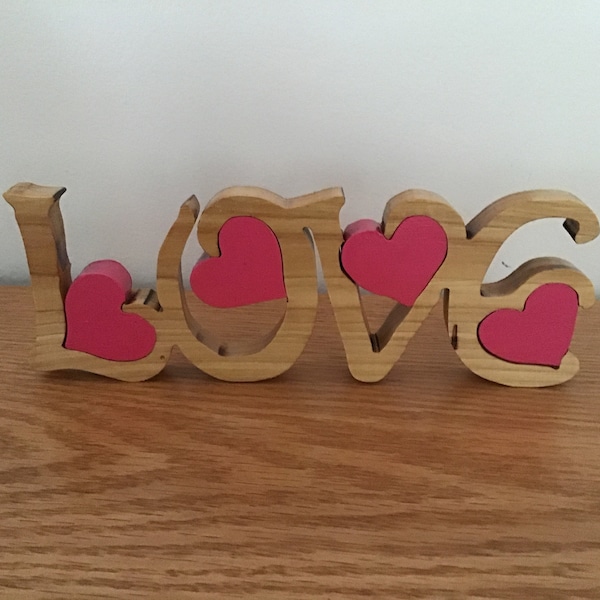 Love and Heart Scroll Saw Pattern - Etsy