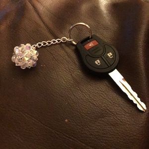 Swarovski Crystal Keychain, Crystal Ball Key Chains for Women, Key Ring ...