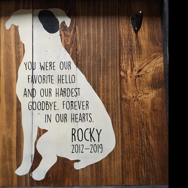 Personalized PET MEMORIAL for Collar or Photo DOG Memorial or Cat ...