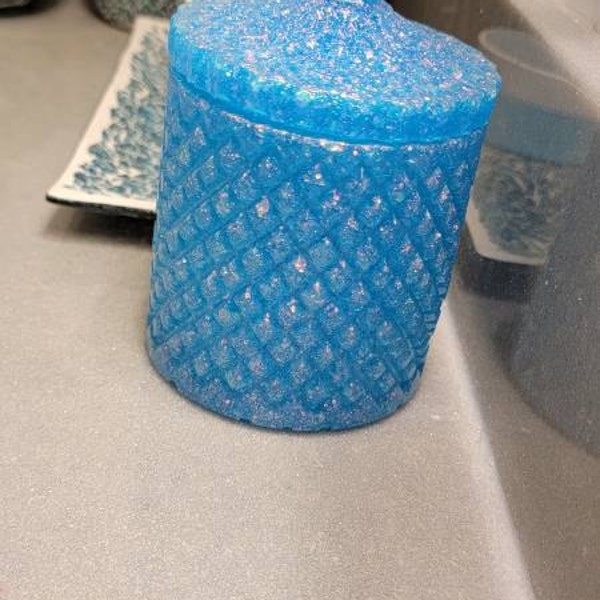 Black and Gold Epoxy Resin Container - Etsy