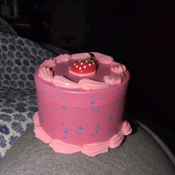 Large Fake Cake Grinder, Girly Grinder, Graduation Gifts for Her, Cute ...