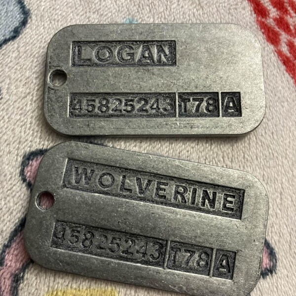 THOR Dog Tags Costume Cosplay Prop Replica Stainless Steel Chains ...