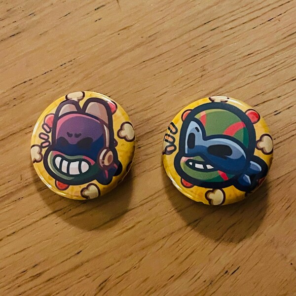 ROTTMNT CHIBI BUTTONS - Etsy