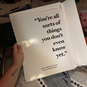 Custom Book Quote Poster Printable Bookish Word Art Gifts - Etsy