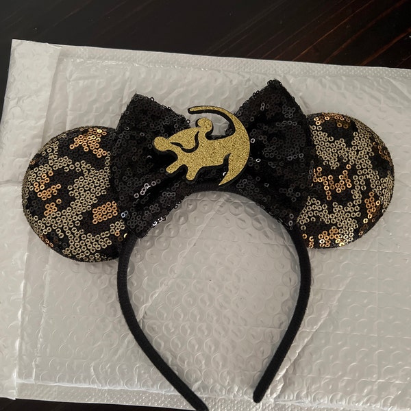 Lion King Mickey Ears, Leopard Minnie Mouse Ears, Cheetah Kids Adult ...