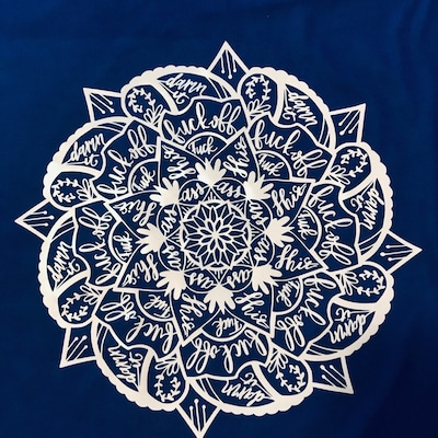 Cuss Word Mandala SVG File, Hidden Curse Word Mandala, Fuck Mandala Svg ...