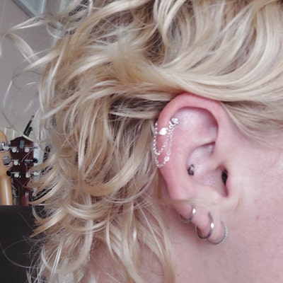 Dangle Helix Chain, Helix Chain, Double Helix Chain Rose Gold, Hidden ...