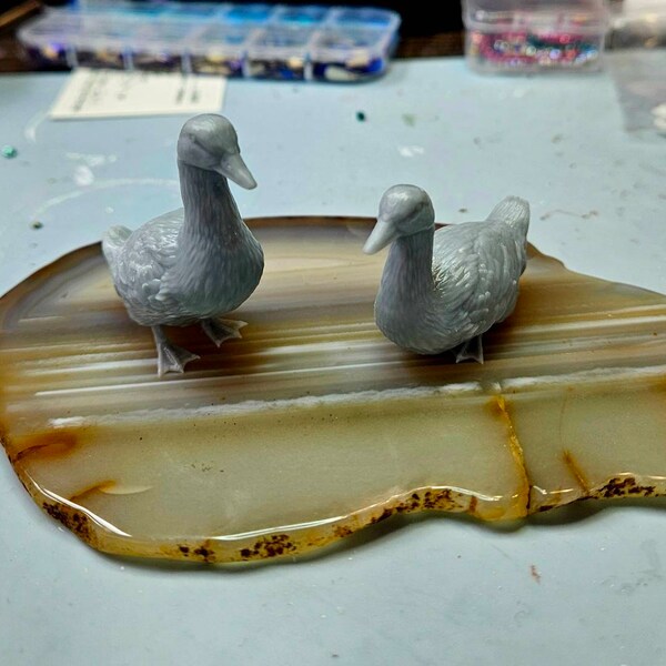 Fallow Deer Skull 1:24 Scale Replica Animal for Dollhouse, Diorama, Art ...