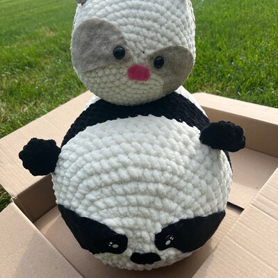 Giant Panda Crochet Pattern - Etsy