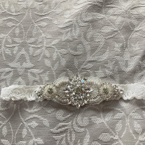 Bridal Wedding Stretch Lace Garter Set, Non Slip Bride Garter ...