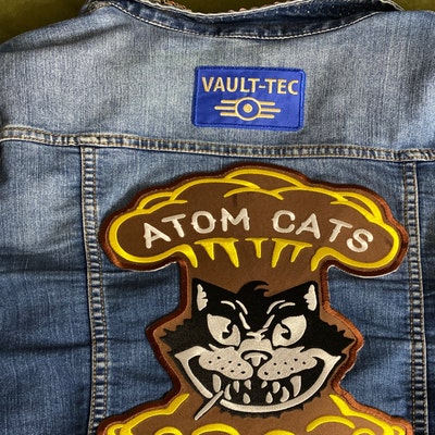 Atom Cats Patch Large Embroidered Fallout - Etsy