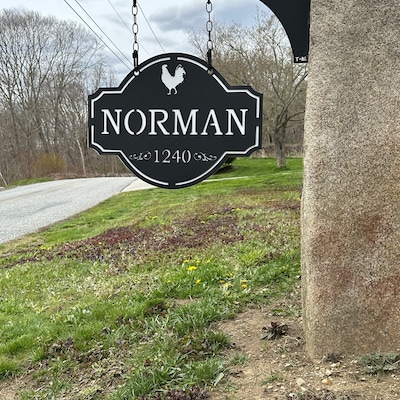 Custom Vintage Metal Farmhouse Sign Family Farm Wall Art Personalized ...