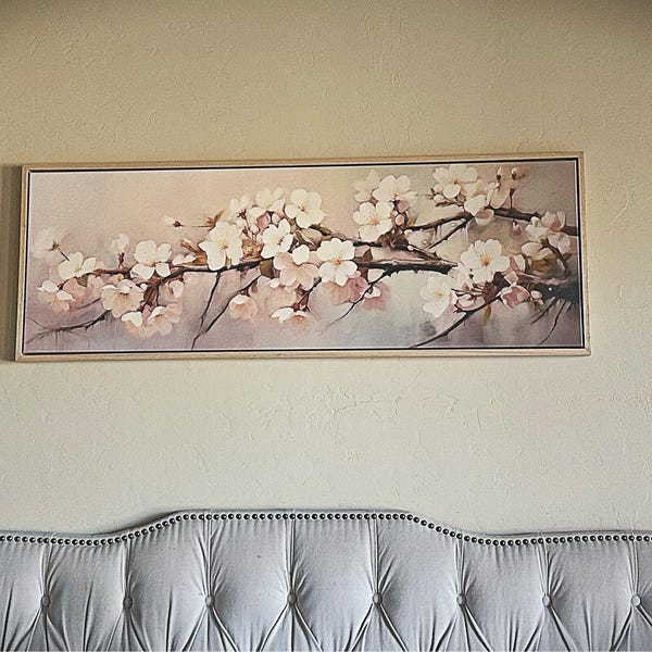 Dark Country Landscape Canvas Print | Large Moody Vintage Wall Art ...