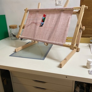 Needlework Floor-standing Type Stand With Adjustable Frame Made of ...