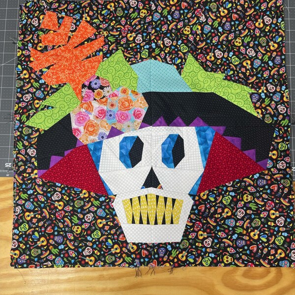 Witch Hat Quilt Block Pattern, 5 Sizes PDF Instant Download, Halloween ...