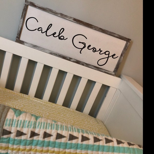 Name Sign for Nursery | Personalized for Baby | Baby Signs for Nursery ...
