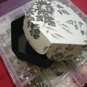 Printable Template: Large Petal Box Template 2 Pieces PDF, PNG, and ...