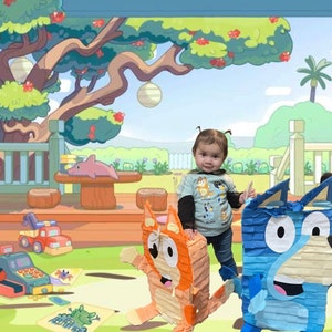 Chattermax Piñata Bluey Birthday Pinata - Etsy