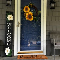 Hello Spring Porch Leaner ,spring Porch Sign,easter Bunny Board ...