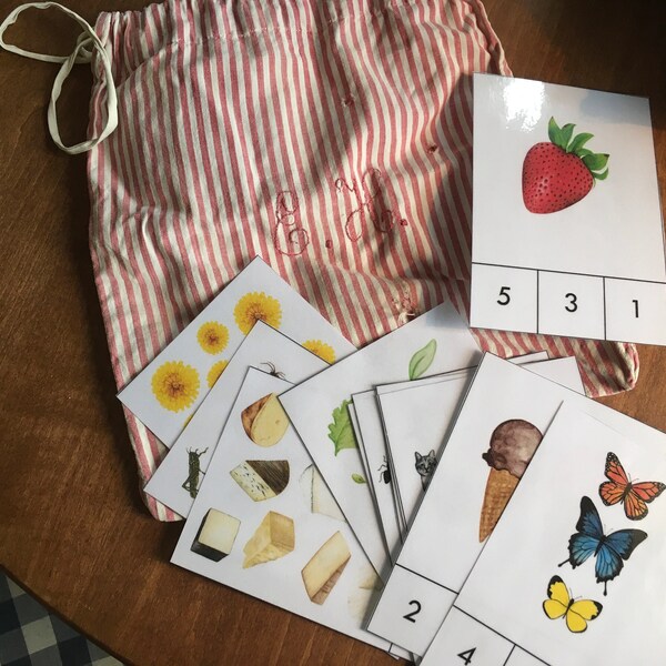 Count and Clip Cards #1-20 Printable Digital Download - Etsy