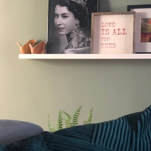 Punk Queen Queen Elizabeth Home Decor Wall Art Print - Etsy UK