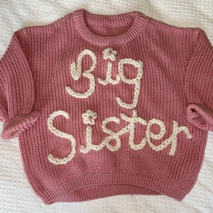 Personalised Childrens Name Jumper Oversized Personalised Jumper Hand ...