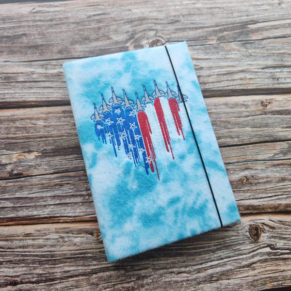 Fighter Jet American Flag Heart Embroidery Design: Patriotic USA (8 ...