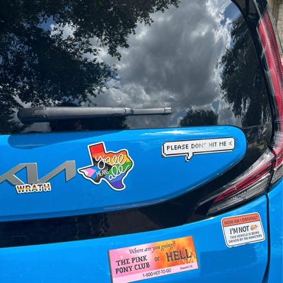 How Am I Driving Funny Bumper Sticker I'm Not This Vehicle is Being ...