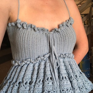 Alexa Top Crochet PATTERN - Etsy