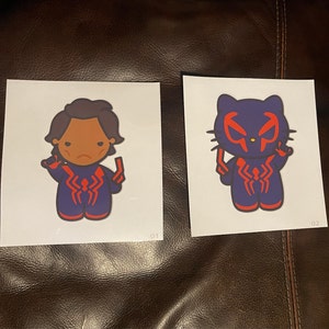 Miles Morales ATSV Hello Kitty Sticker - Etsy
