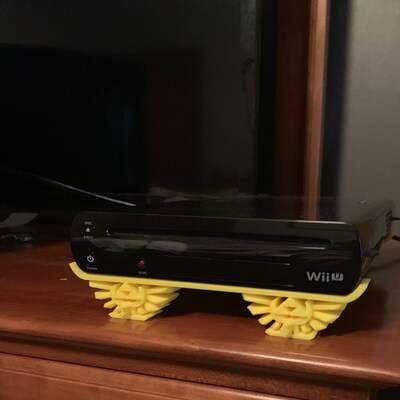 Nintendo Wii U Horizontal Display Stand With Nintendo Logo 3D Printed ...