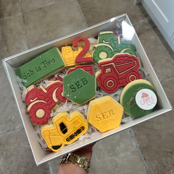 Building Construction Vehicle Stamp and Cutter for Cookies, Fondant ...