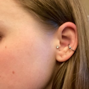 Industrial Piercing/ Scaffold Piercing Bar Surgical Steel | Etsy