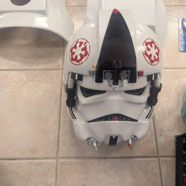 Star Wars At-st Driver Inspired Replica Costume Helmet Kit / Prop. - Etsy