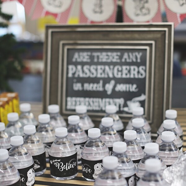 Refreshments Sign - Refreshment Sign - Winter Birthday Signs - Party ...