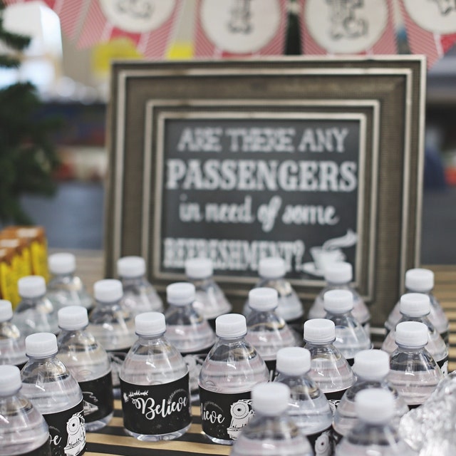 Refreshments Sign Refreshment Sign Winter Birthday Signs | Etsy