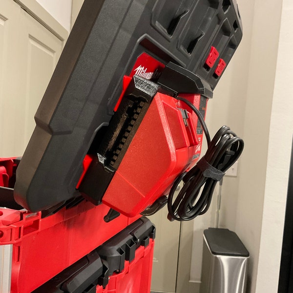 Packout Mount for Milwaukee M12 & M18 Charger (#48-59-1812, 48-59-1808 ...