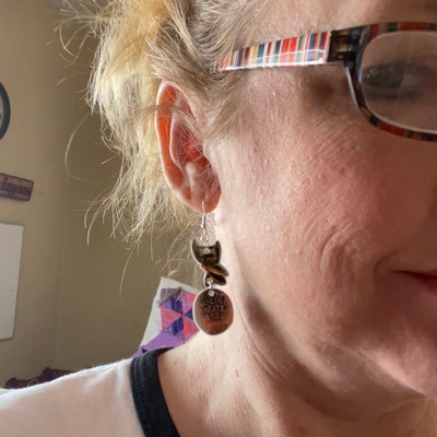 Pee-wee's Big Adventure Pee-wee Herman With Red Bike Dangling Earrings ...