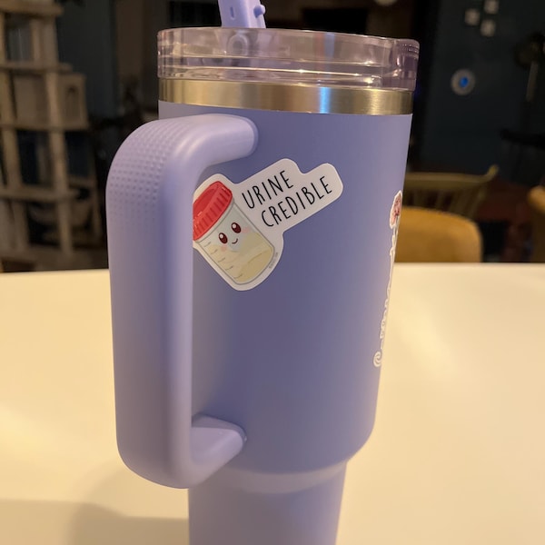 Urine Credible Motivational Sticker - Funny Healthcare Worker Humor for ...