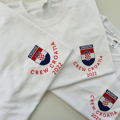 Croatia Team Crest Iron on Screen Print Transfers for Fabrics - Etsy