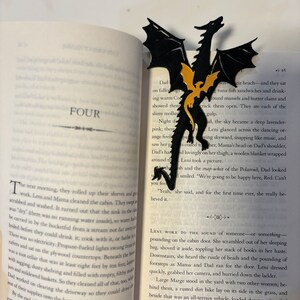 Dragon Bookmark and Bookshelf Display White and Gold With Sun and ...