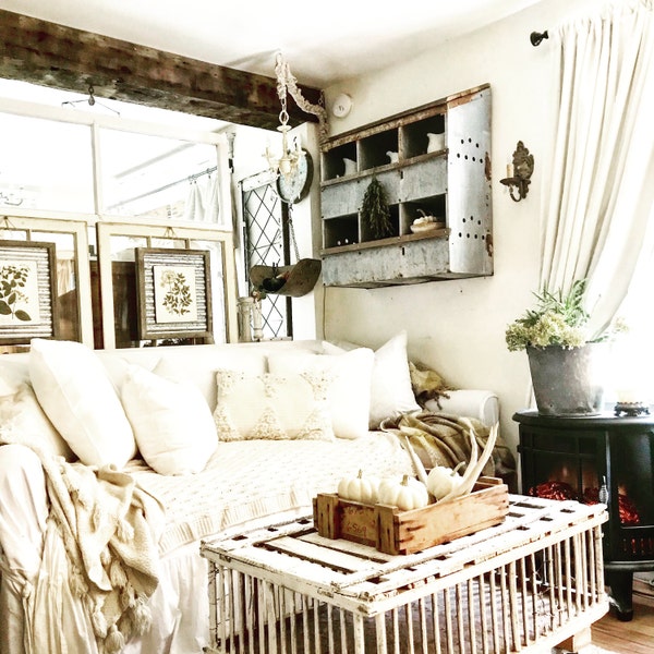 Large 66" Antique Single Tree Yoke Livestock Horse Farm Tool Farmhouse ...