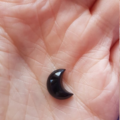 Natural Black Onyx Tablet Cut Both Side Tablet Cut Hexagon Coffin Cut ...